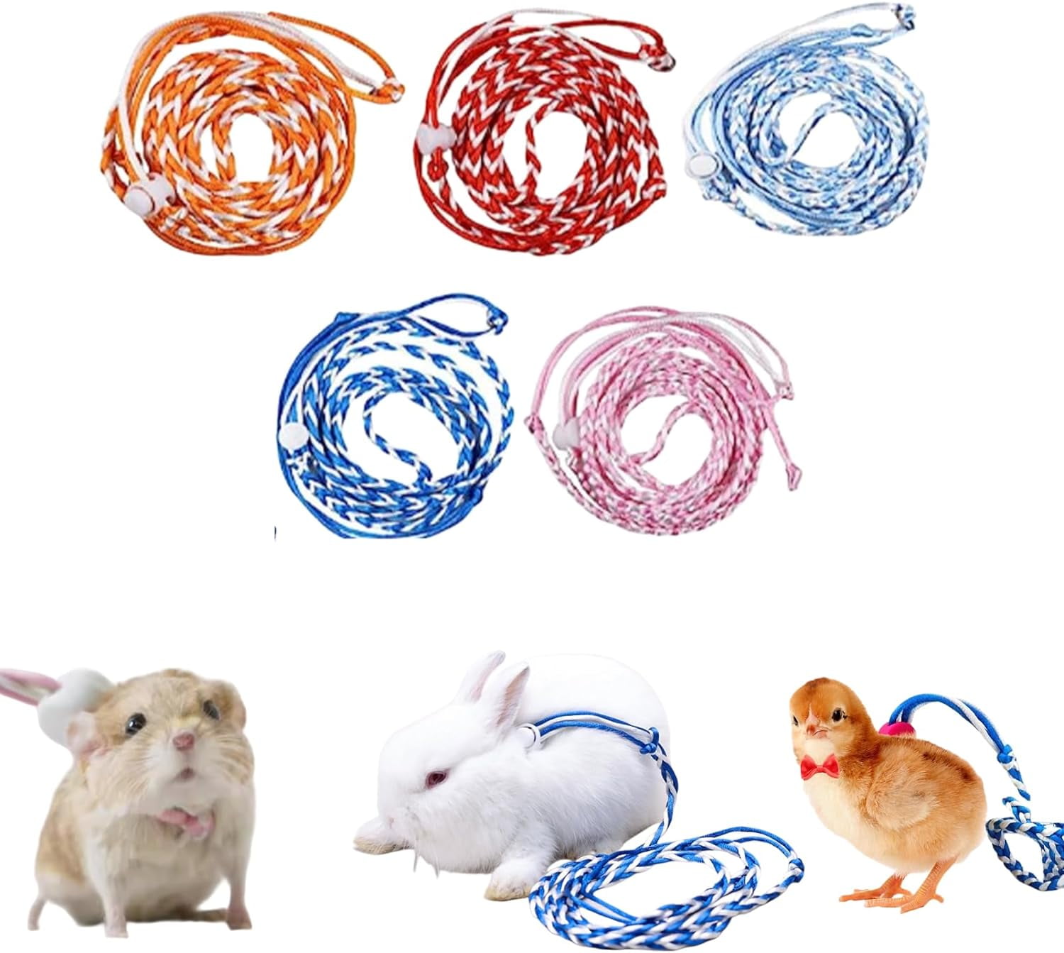 GYTY Baby Duck Leash Set Adjustable 5-Pack Harness Rope for Walking ...