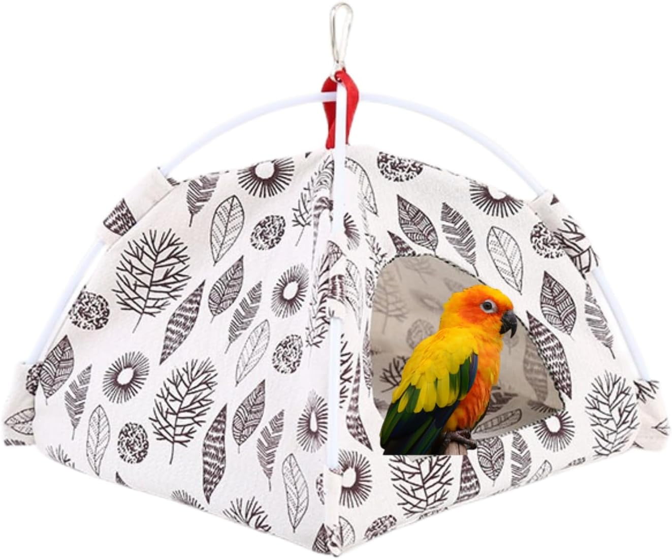 GYTY Bird Hammock Tent Nest Cozy Parrot Hanging Hut Swing for Conures ...