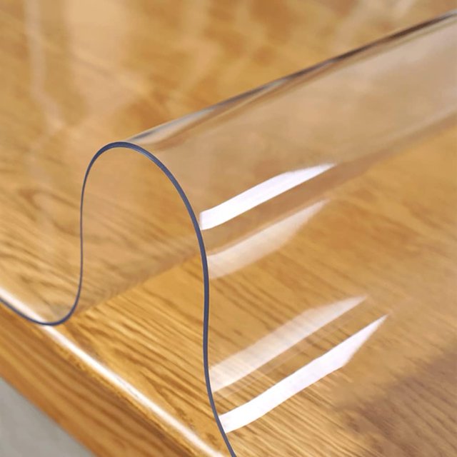 GYTY Clear PVC Desk Protector Pad, Non-Toxic and Safe, 1.0-1.5mm Thick ...