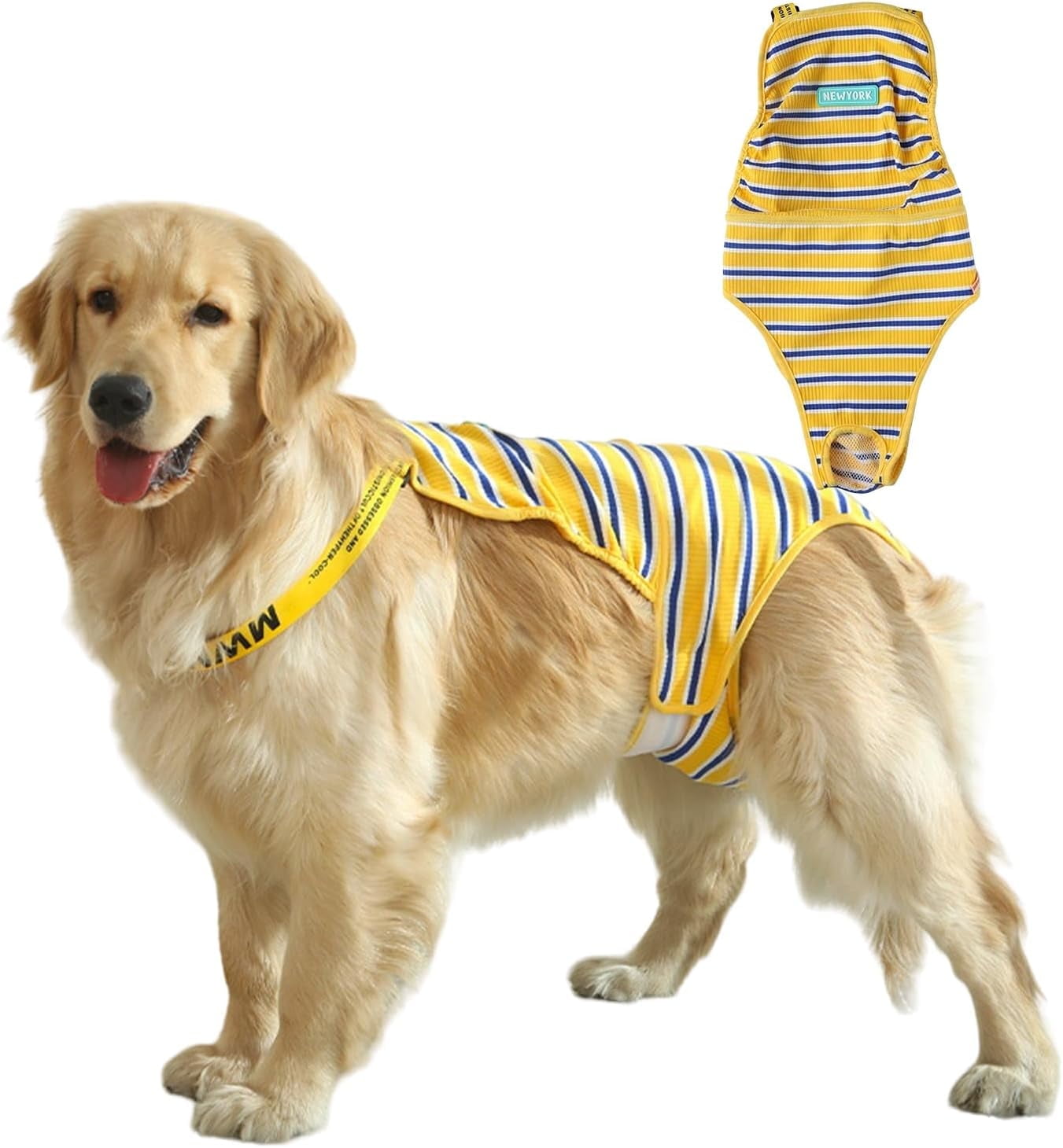 GYTY Female Dog Diapers with Adjustable Suspenders Reusable Cotton ...