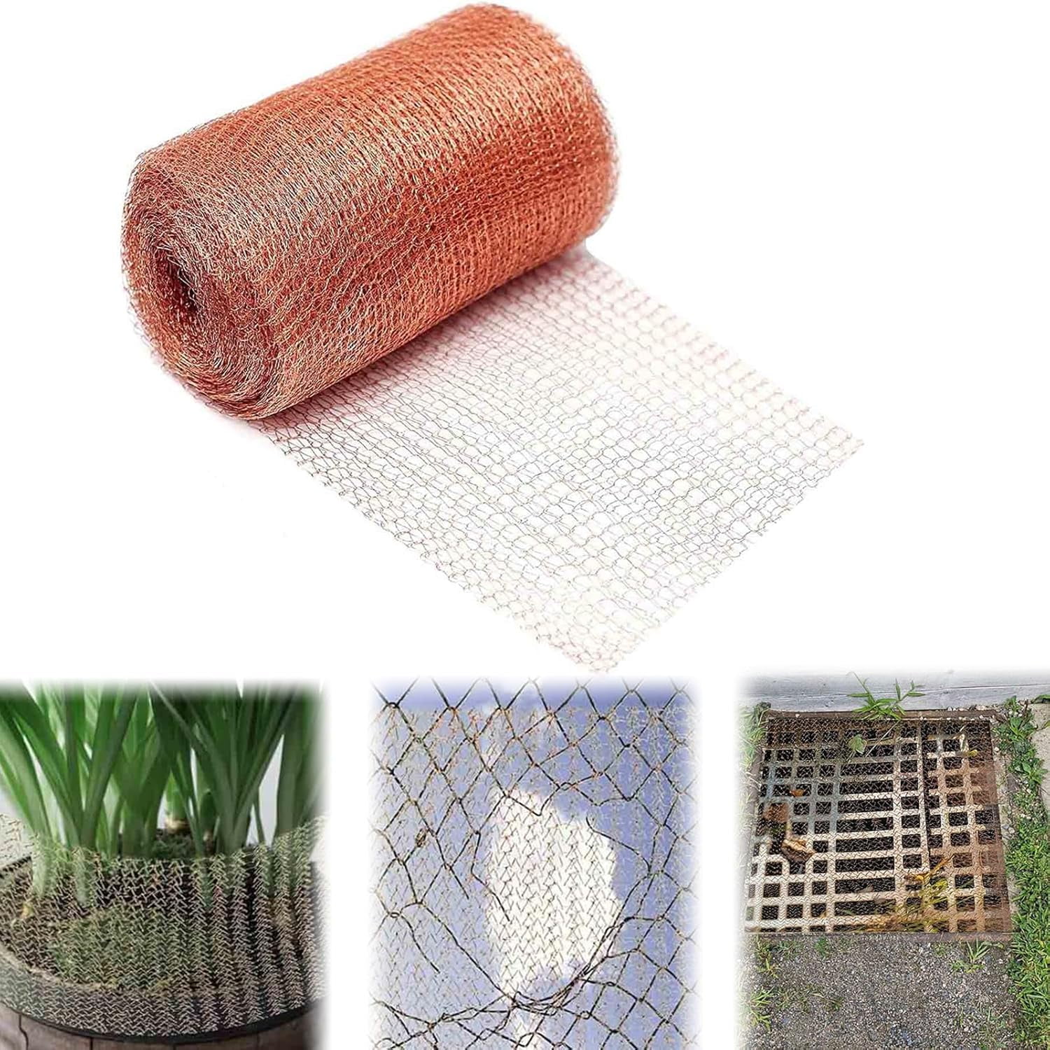 GYTY Knitted Copper Mesh Roll for Slugs and Snails 5in Wide - Garden ...