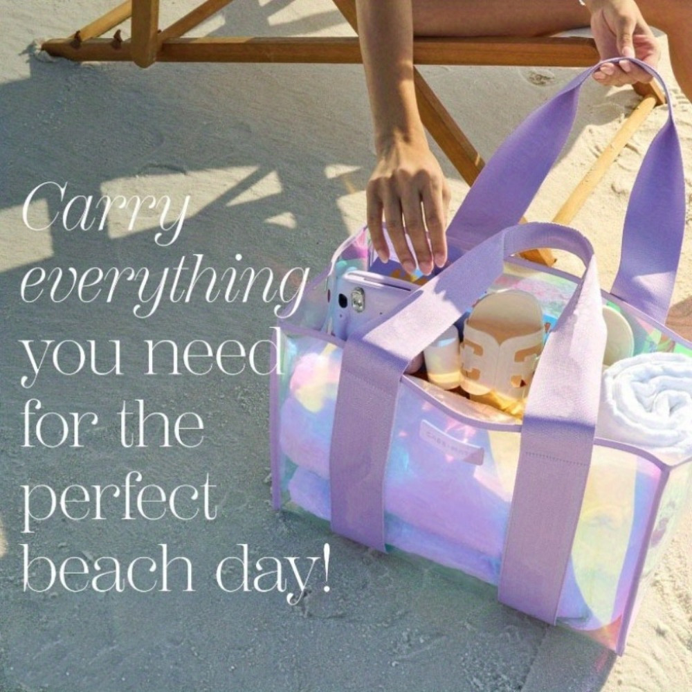 GYTY Large Beach Tote Bag for Women Sandproof & Waterproof Beach Bag w ...