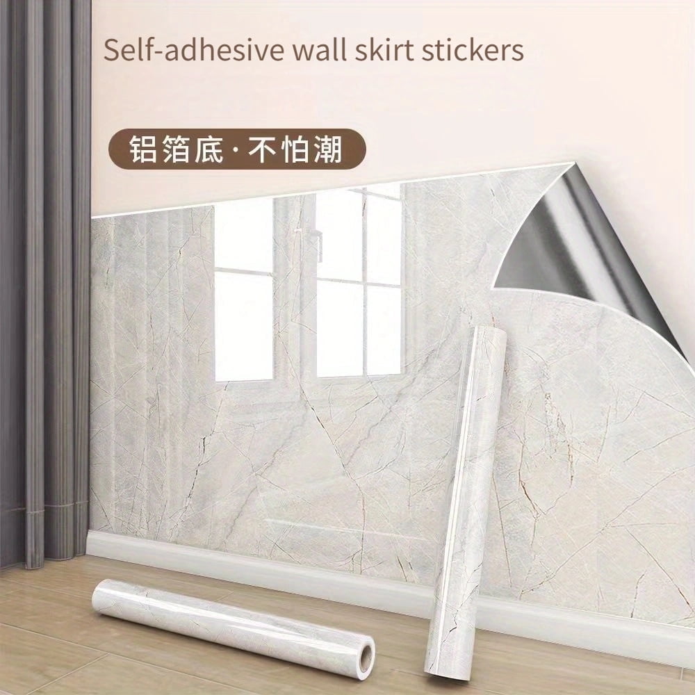 GYTY Self-Adhesive Waterproof Bathroom Wallpaper - Easy Apply, Moisture ...