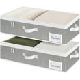 GYTY StorageWorks Underbed Storage Box, Under Bed Clothes Organizer ...