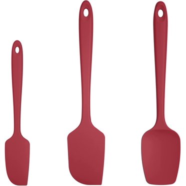 2 packs Small & Large Slotted Silicone Turner Heat Resistant Kitchen ...