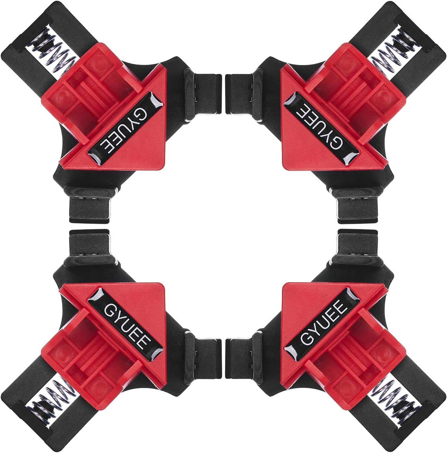 GYUEE 4pcs 90 Degree Angle Clamps, Adjustable Plastic 90°Woodworking ...