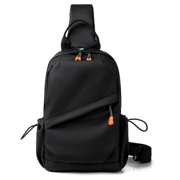 GYUEE Small Black Sling Crossbody Backpack Shoulder Bag for Men Women ...