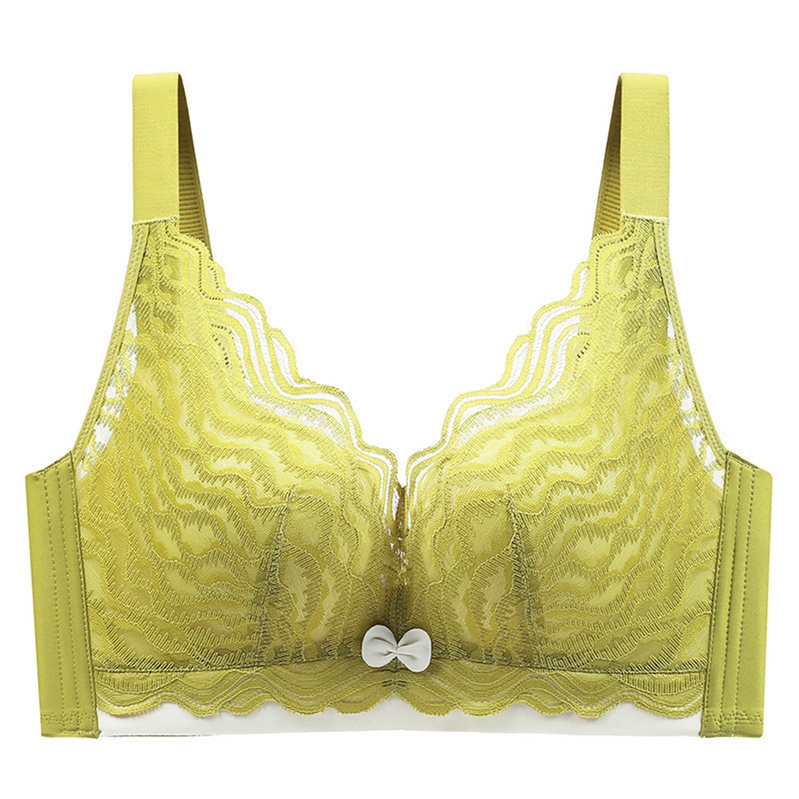 Gyujnb Bras For Women Womens Lace Wireless Full Coverage Bra Comfortable And Breathable Large
