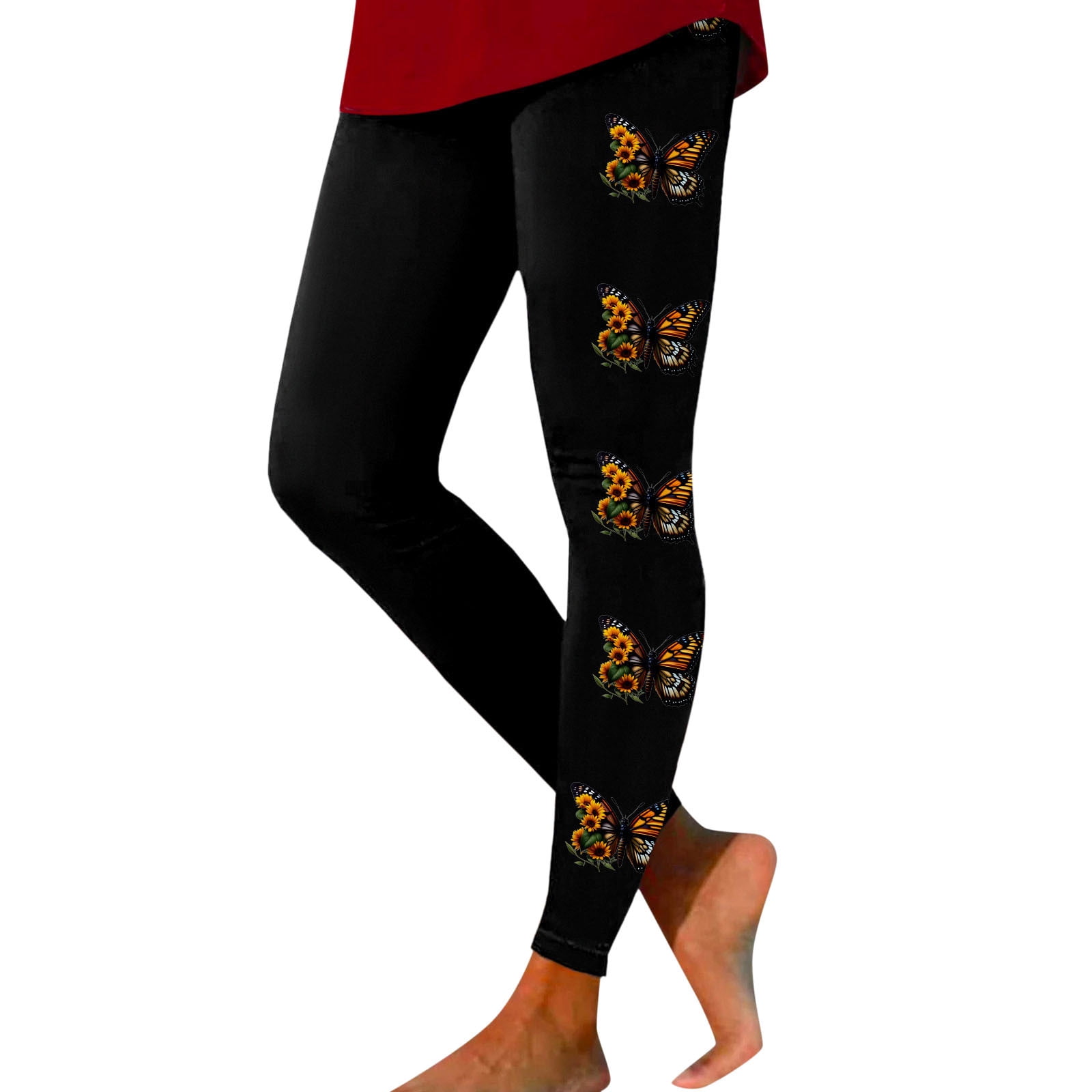 LIhncine Leggings for Women Women Print Tights Leggings Control Yoga ... LIhncine Leggings for Women Women Print Tights Leggings Control Yoga ...