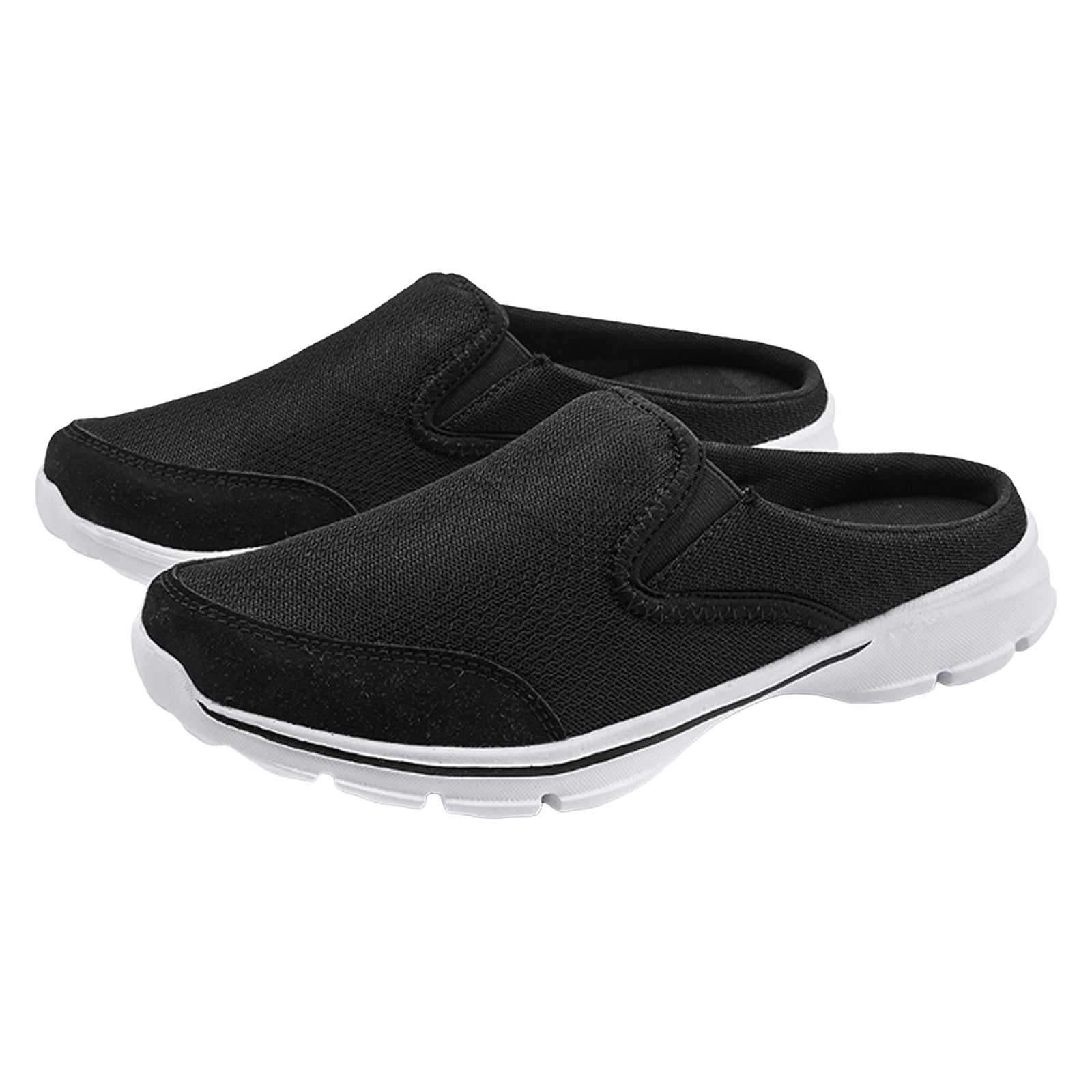 GYUJNB On Mules & Clogs for Womens Mens Light Open Back Shoes Comfort ...