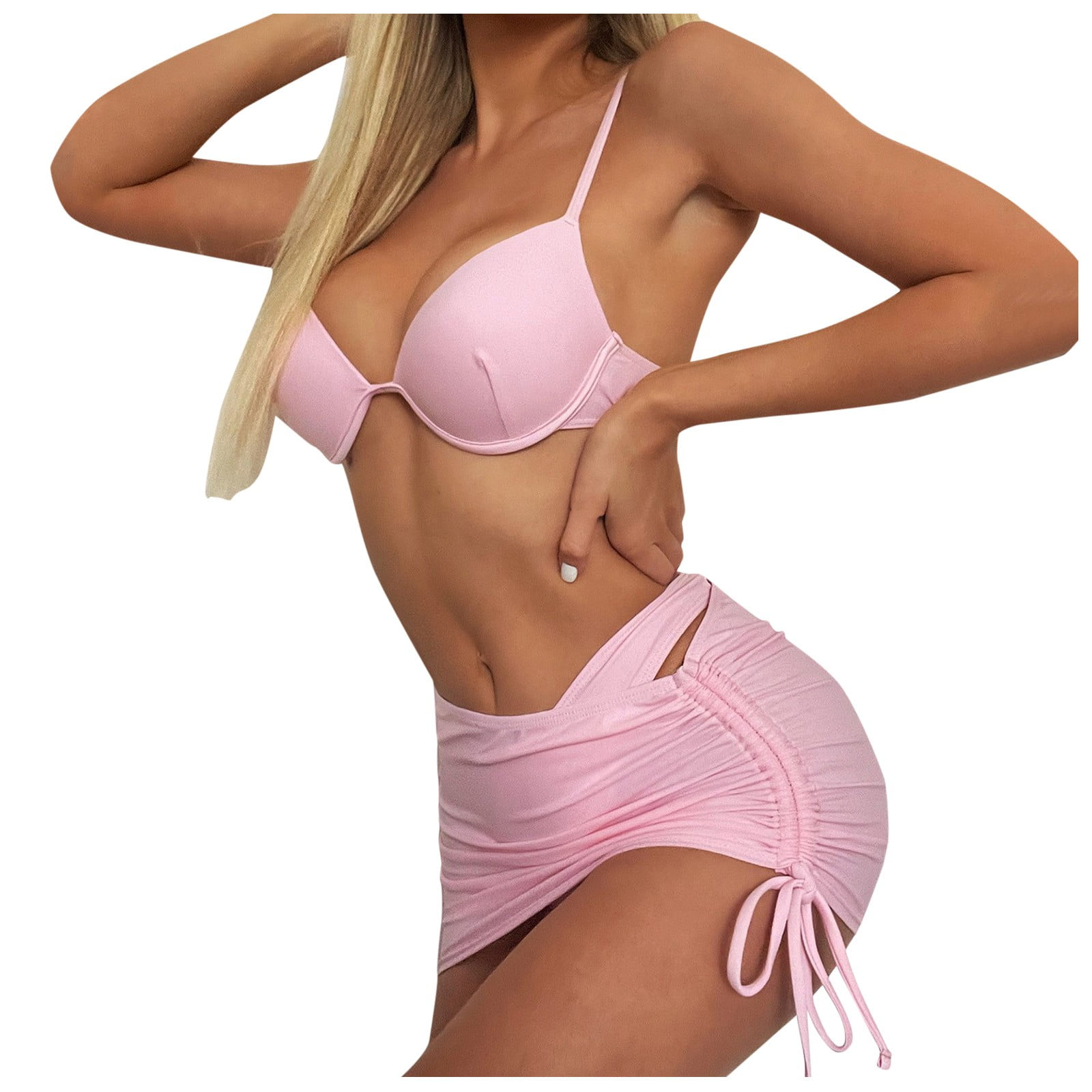 Gyujnb Women Halter String Bikini Set Sexy Swimsuit European And