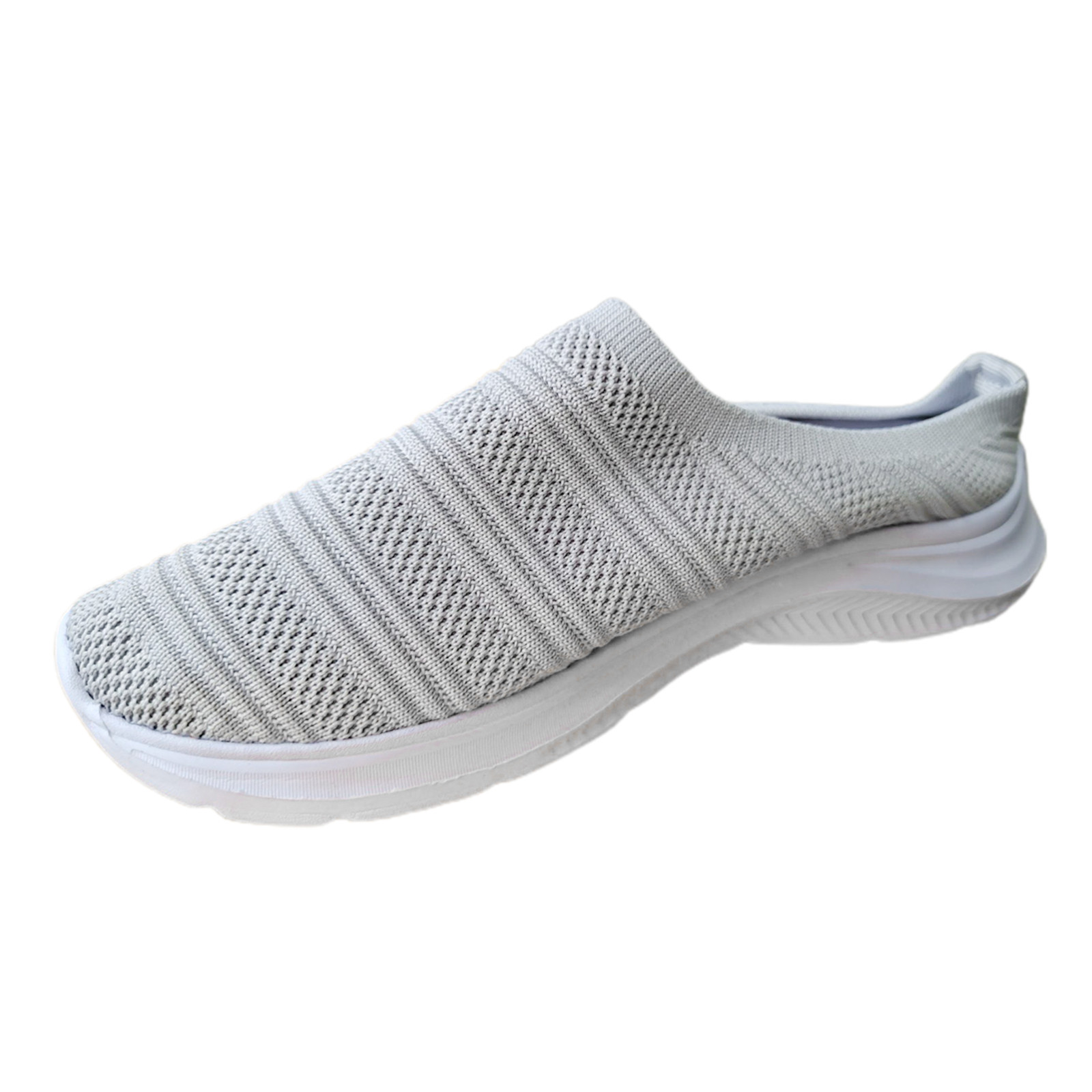 GYUJNB Women's Lightweight Knitted Mesh Fabric Non-Slip Rubber Soles ...