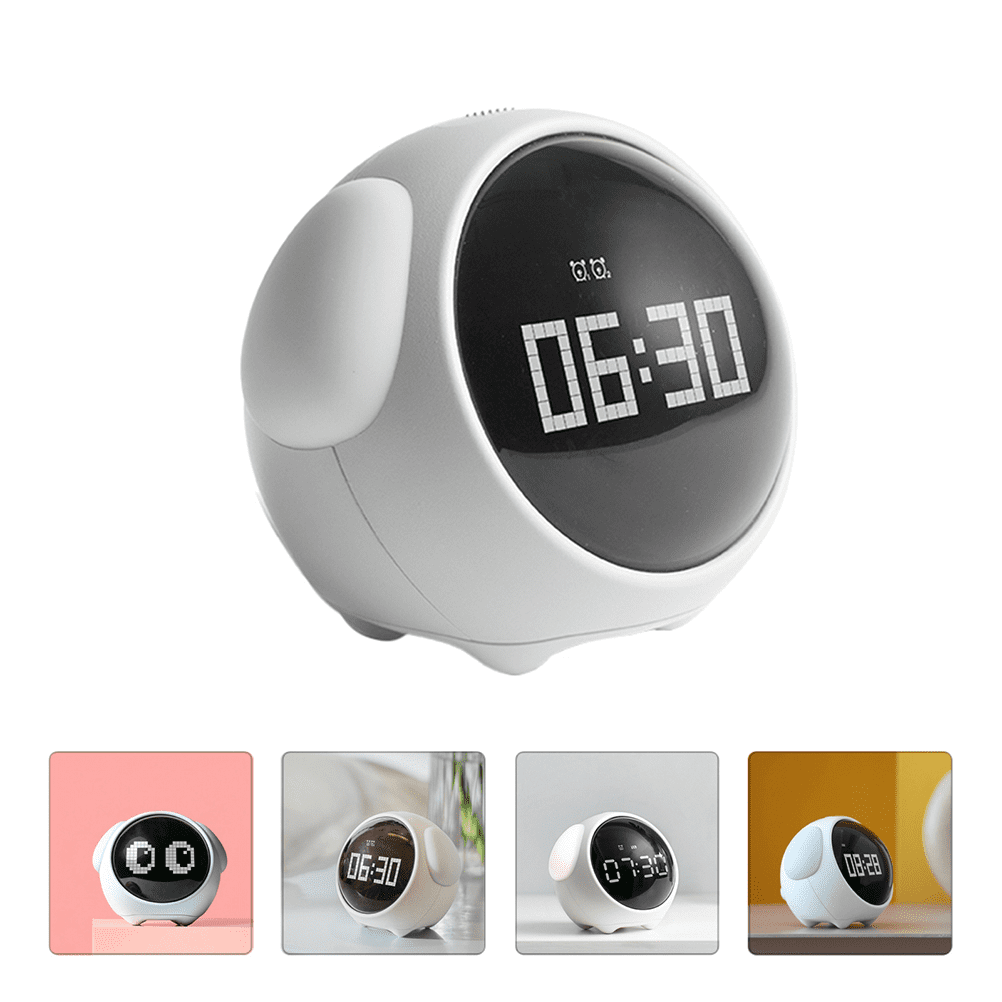 GYZ 2025 Pixel Alarm Clock Digital Clocks Lovely Sleep Expression ...