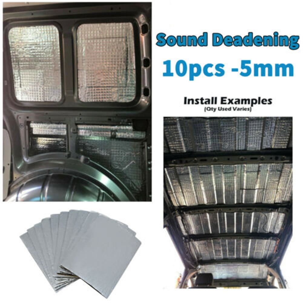 GYZEE 10 Sheets Sound Deadening Damping Mat Car Silent Compact Van ...