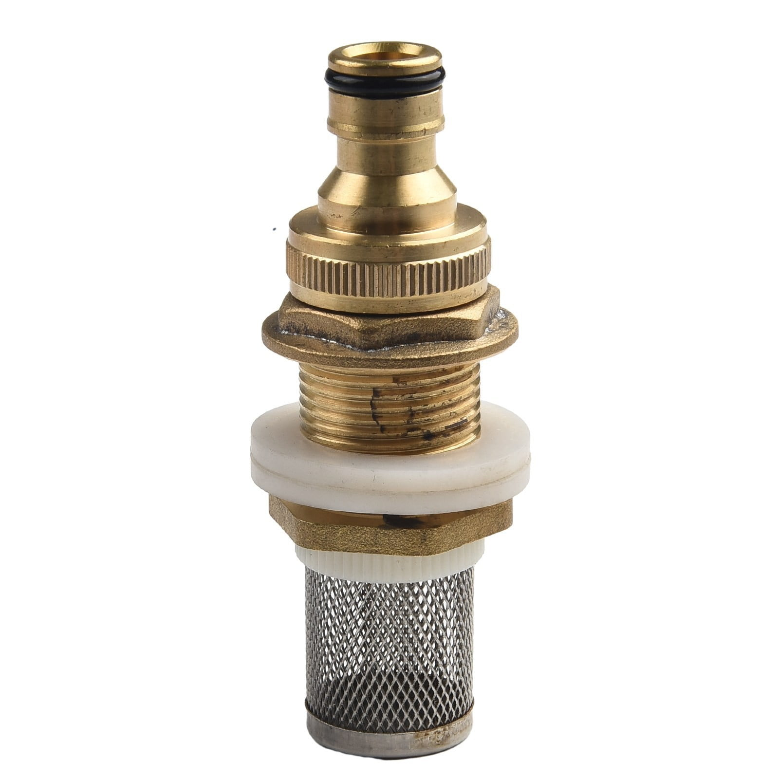 GYZEE Brass Rain Barrel Quick Plug Connector Stainless Steel Filter ...