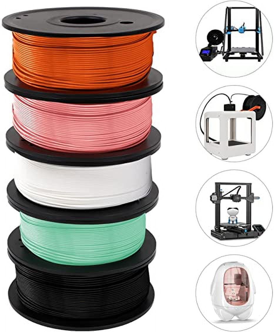 GYZJ 3D Printer Filament PLA 1.75mm 3-D Printing Material 5 Color ...