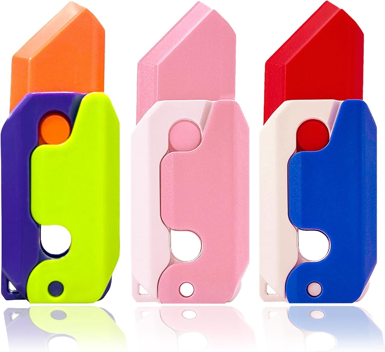 GZA KAIEN3pcs Fidget Toys Knife, 3D Printing Gravity Fidget Knife Toys ...