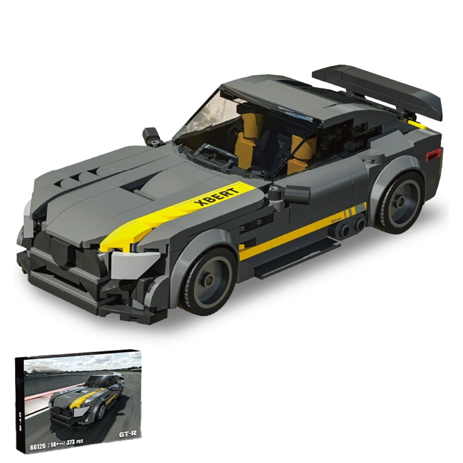 GZBrick AMG GT-R Building Sets Compatible with Lego Cars for Adults Boy ...