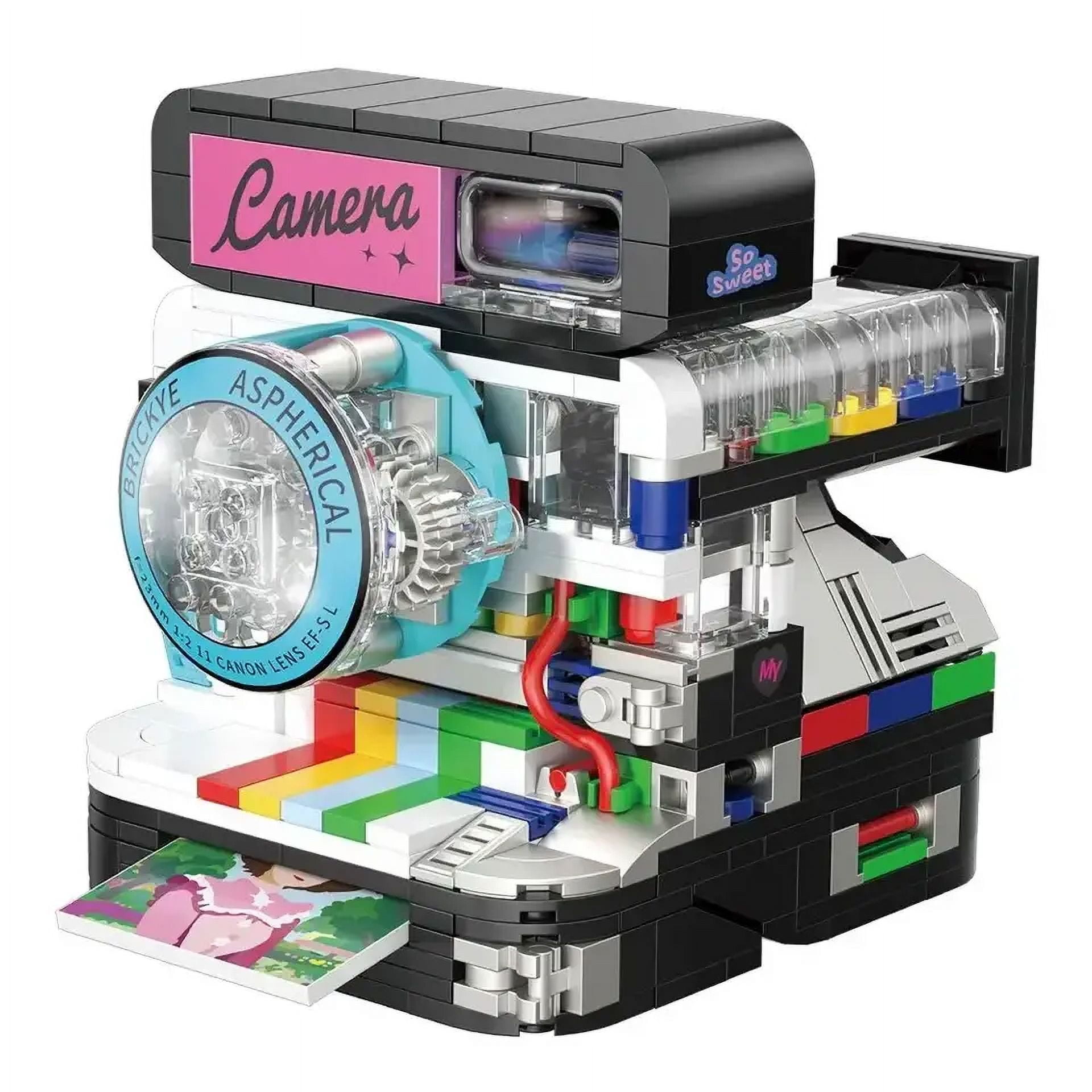 GZBrick Camera Building Sets Retro Mechanical Puzzle for Adults Girls ...