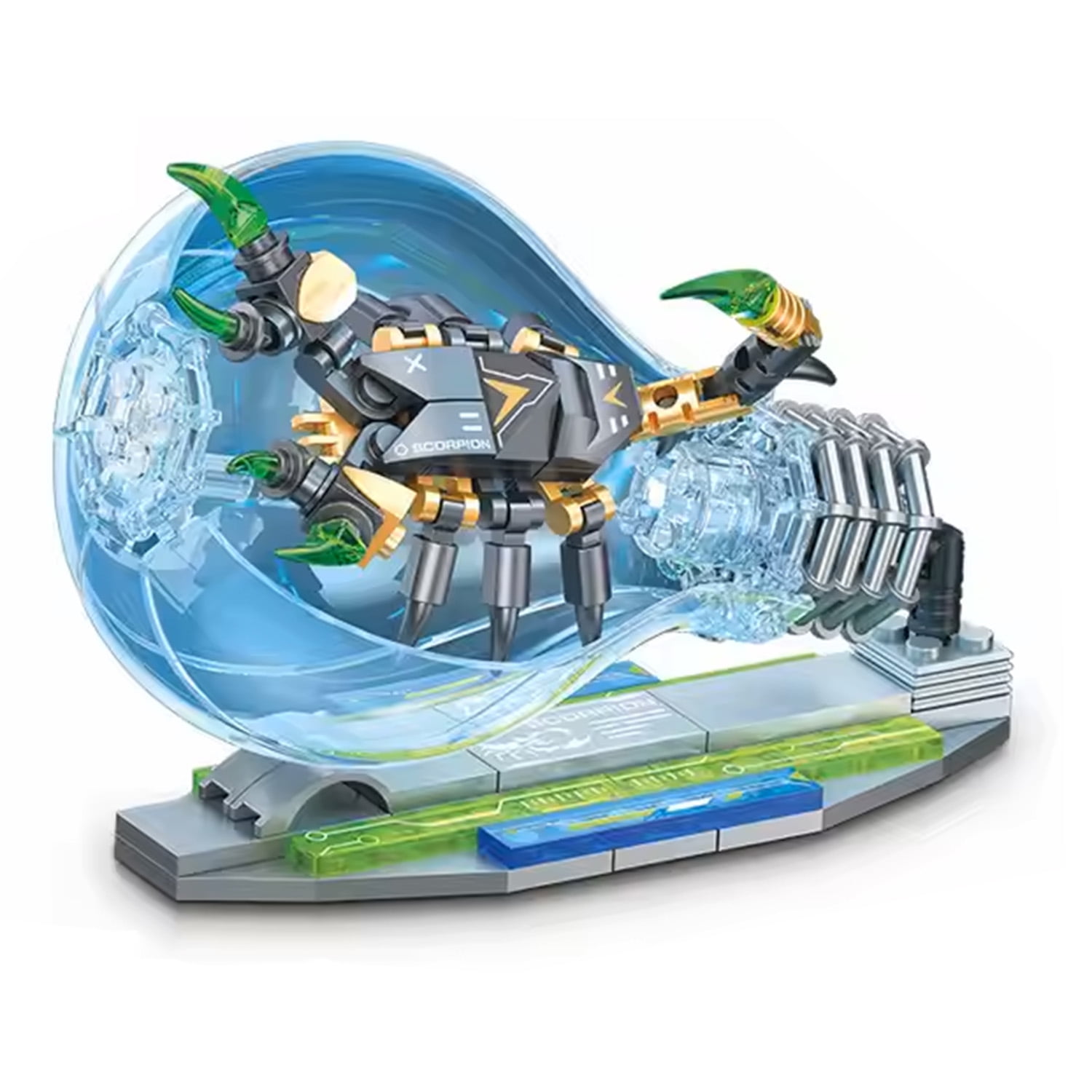GZBrick Cyberpunk insects Mechanical Scorpion Building Sets Compatible ...
