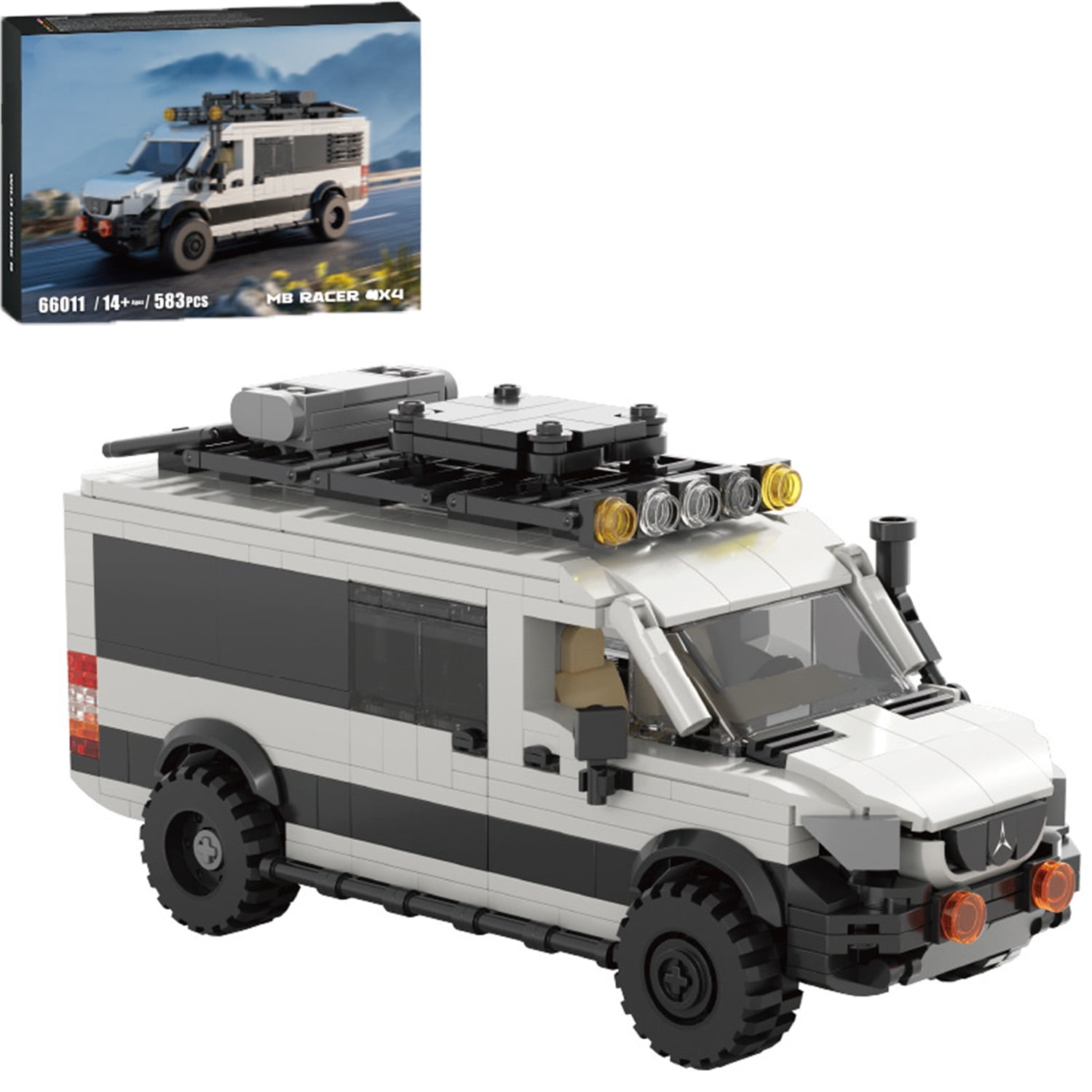 GZBrick Vehicles MB Racer Building Blocks Sets Compatible with Lego ...