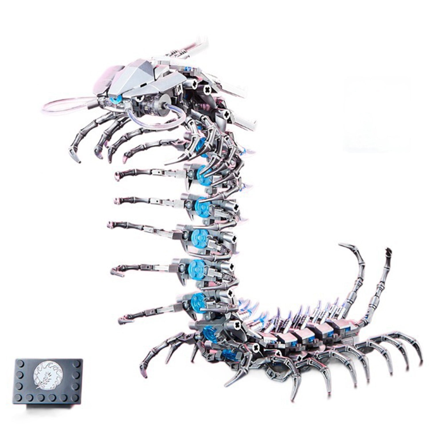 GZBrick Mechanical Centipede Snake Building Sets Animal for Adults Boy ...