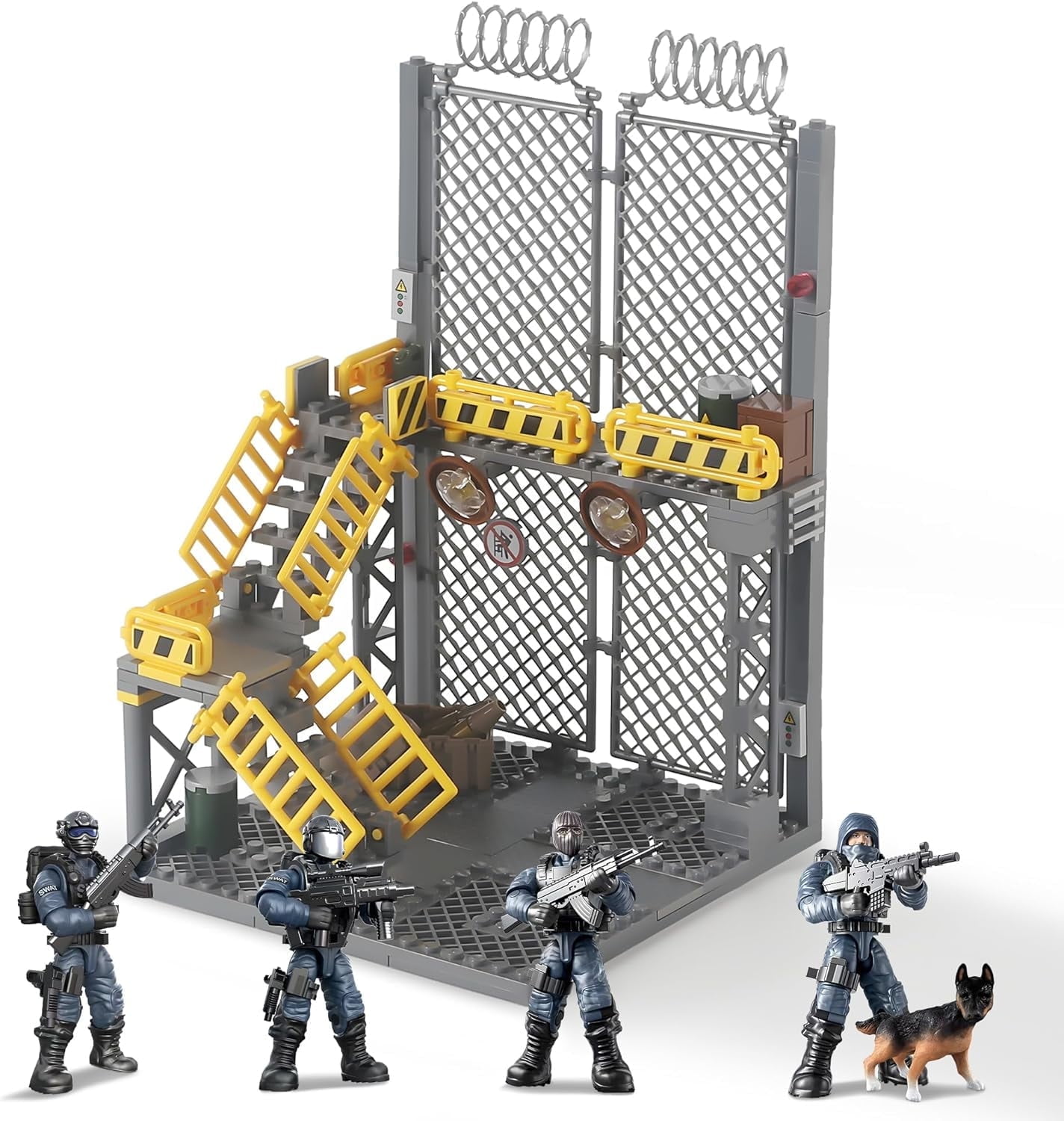 GZBrick Military Base Building Sets Army War for Boy Compatible with ...