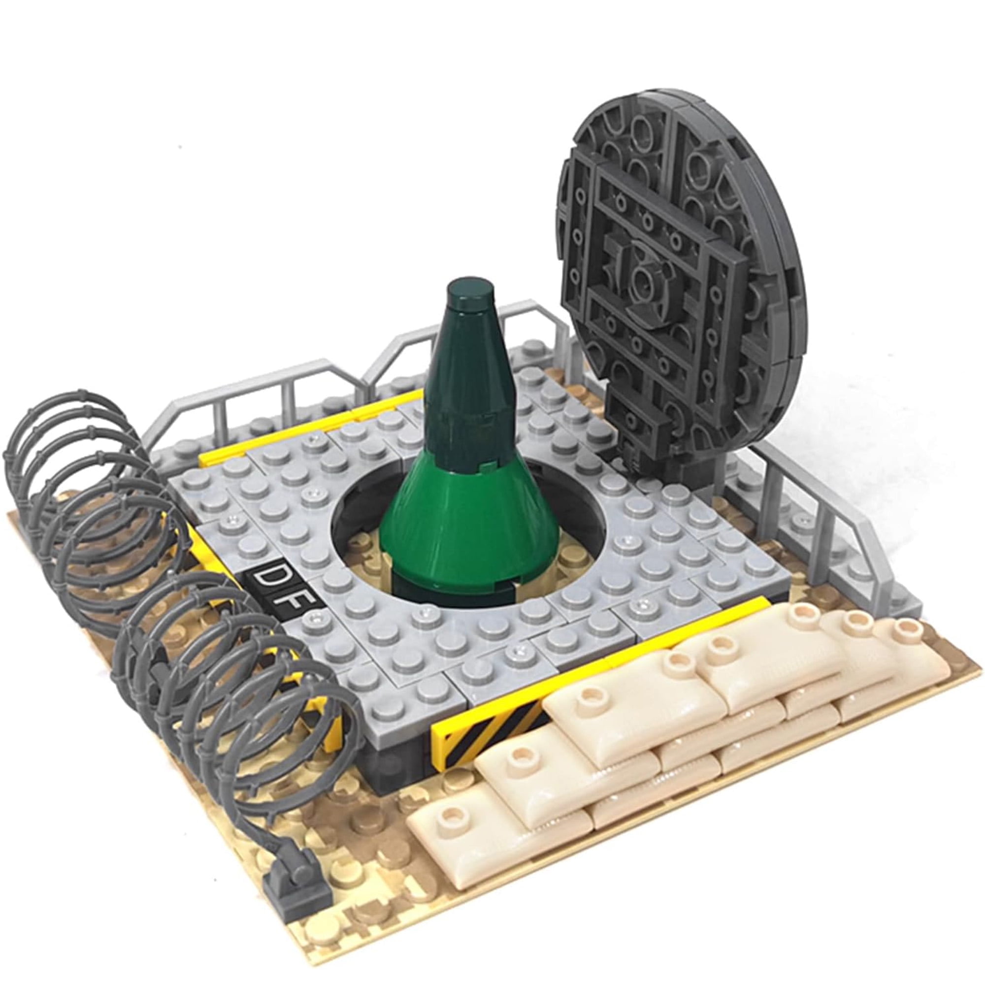 GZBrick Military Base Building Sets WW2 Army Scene Army for Adults Boys ...