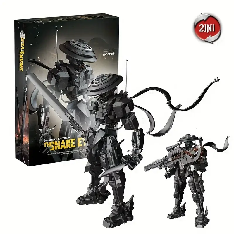 GZBrick Mission Action Snake Eyes Building Sets Compatible with Lego ...
