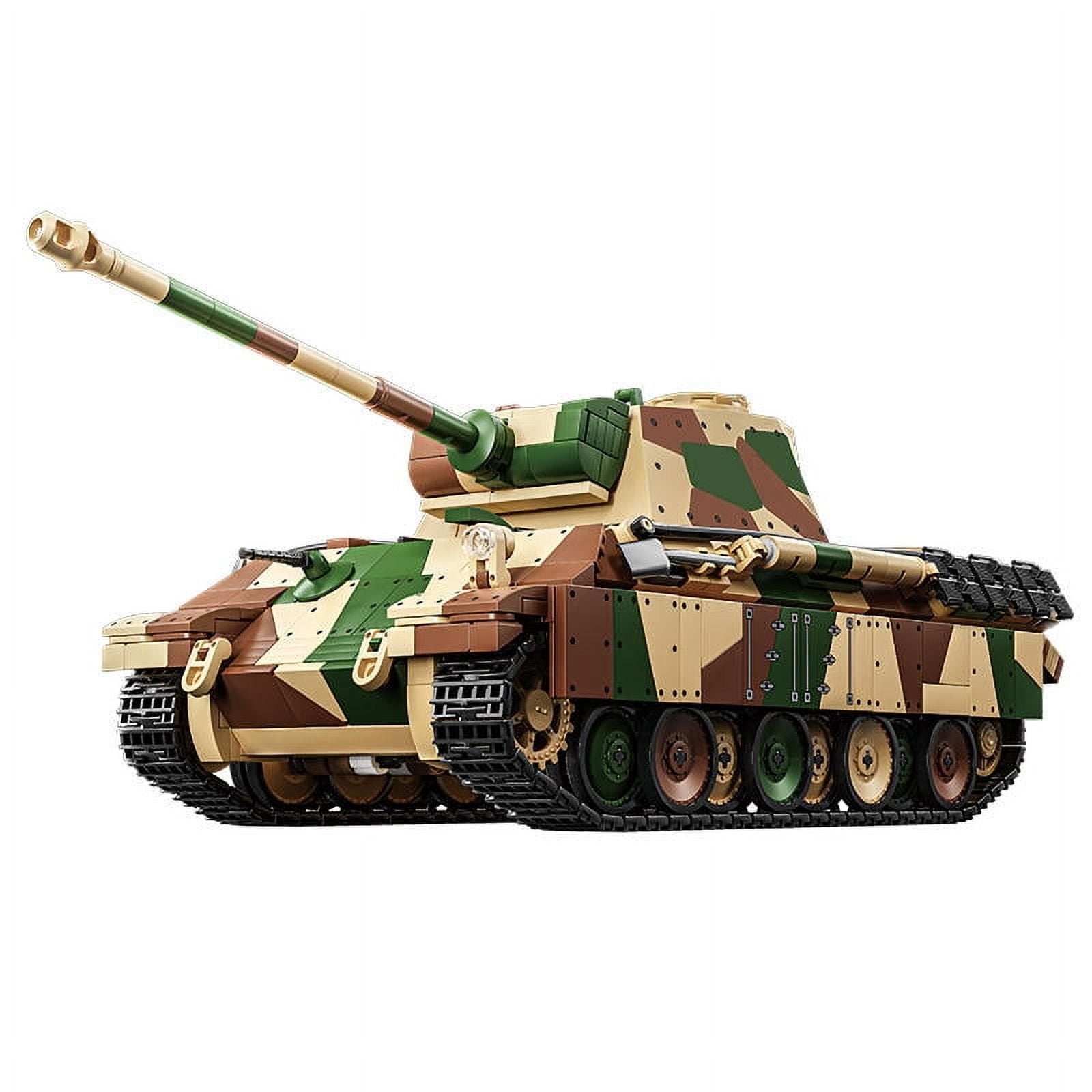 GZBrick Panzer Medium G-Type Tank Building Sets WW2 Military Toy for Adults Boy Compatible with ...