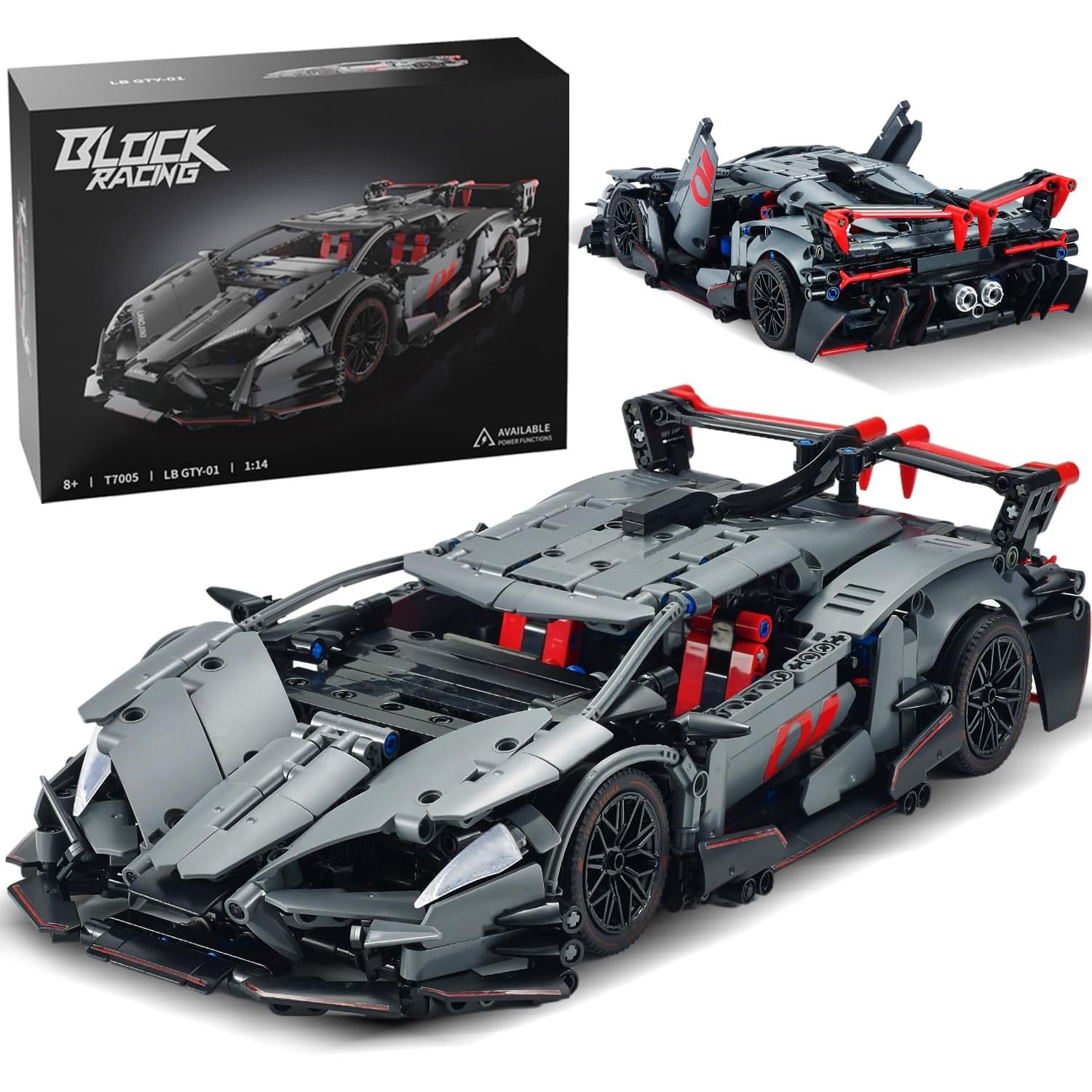 GZBrick Raceing GT Building Sets Compatible with Lego Sports Cars ...