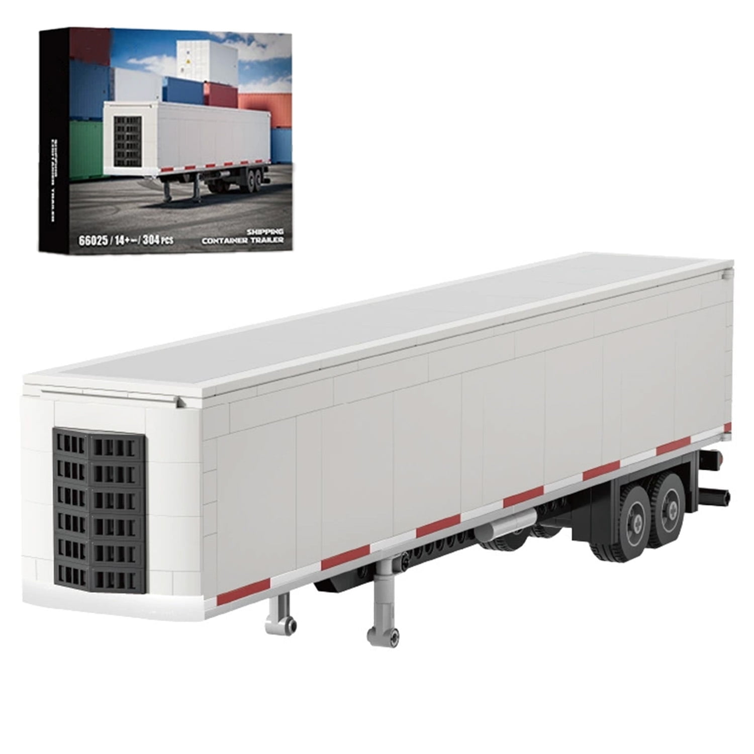 GZBrick SHIPPING CONTAINER TRAILER Building Sets Compatible with Lego ...