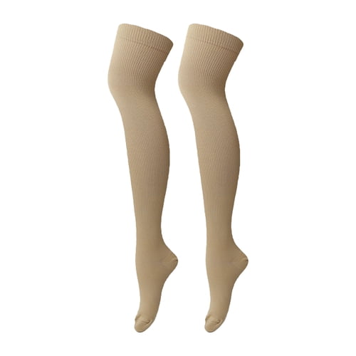 GZCW 1 Pair Compression Stockings Women Men Thigh High Closed Toe 20-30 ...