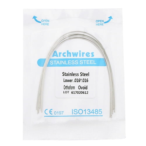 GZCW 10Pcs Dental Orthodontic Stainless Steel Arch Wire Rectangular ...