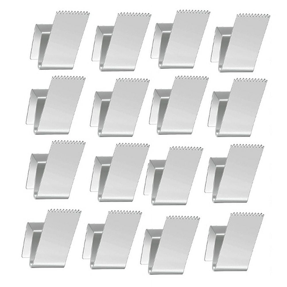 GZCW 16 Pcs Hurricane Window Clips with Serrated Sections Reusable High ...