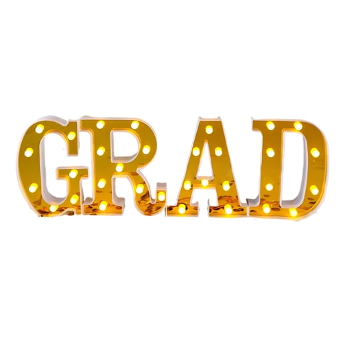 GZCW 2025 Grad Light Up Letters Class of 2025 Grad LED Letters Signs ...