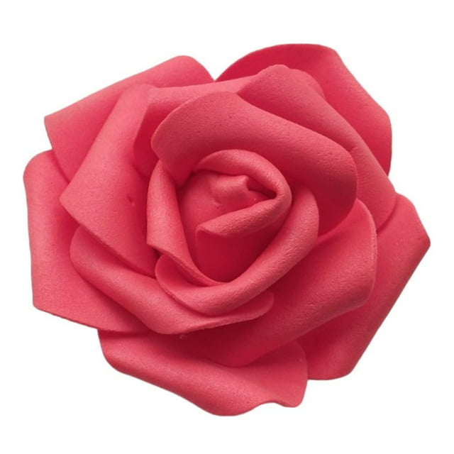 GZCW 25/50/100Pcs Artificial PE Foam Rose Flowers Head DIY Wedding Home ...