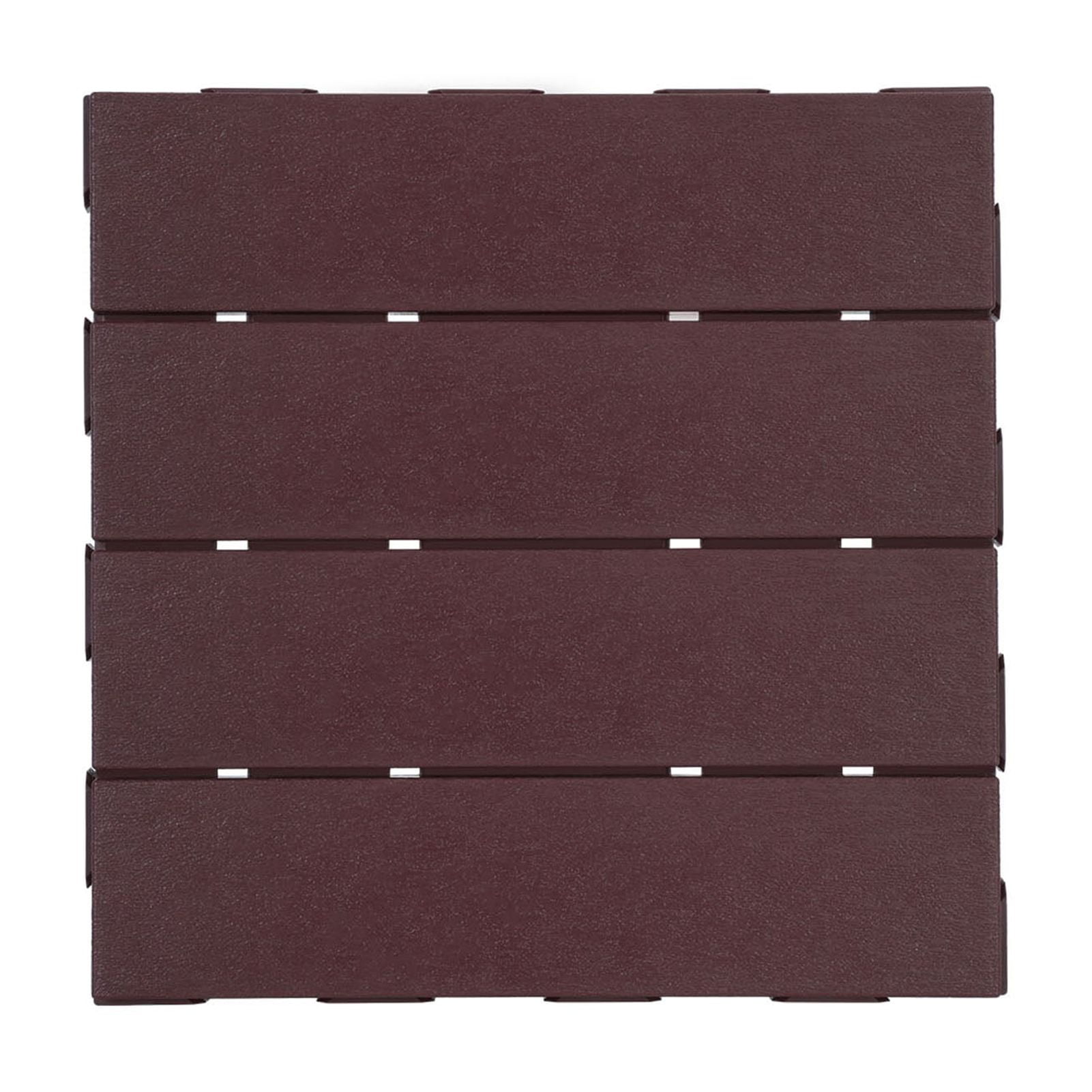 GZCW 36 Pcs Waterproof Balcony Floor Tiles, Easy Snap Connection Slip ...