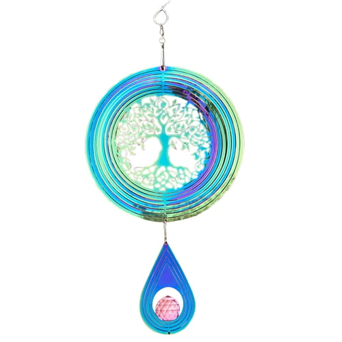 GZCW 3D Hanging Wind Spinner Stainless Steel Reflective Wind Spinner ...
