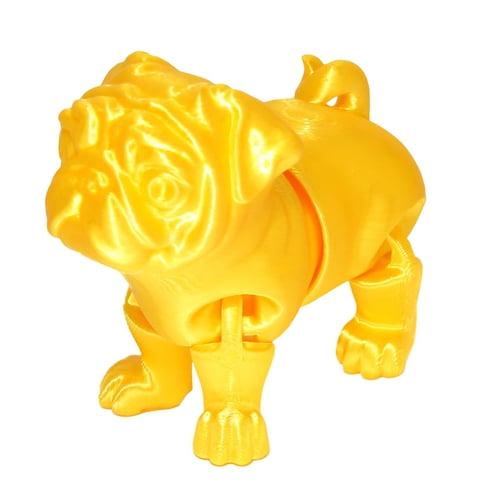 GZCW 3D Printed Dog Model Collectible Fidget Toy Puppy Ornament with ...