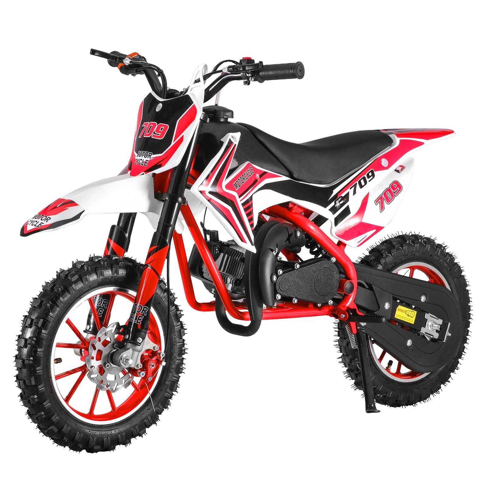 GZCW 49cc 2-Stroke Kids Dirt Bike, Gas Power Motocross, Off Road Mini Motorcycle, Pocket ...