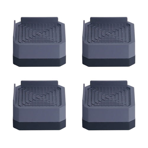 GZCW 4Pcs Rectangle Furniture Riser Stackable Heavy Duty Bed Riser Anti ...