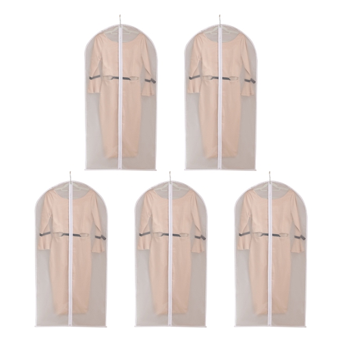 GZCW 5Pcs Clothes Hanging Dust Covers Insect-Proof Transparent Fully ...