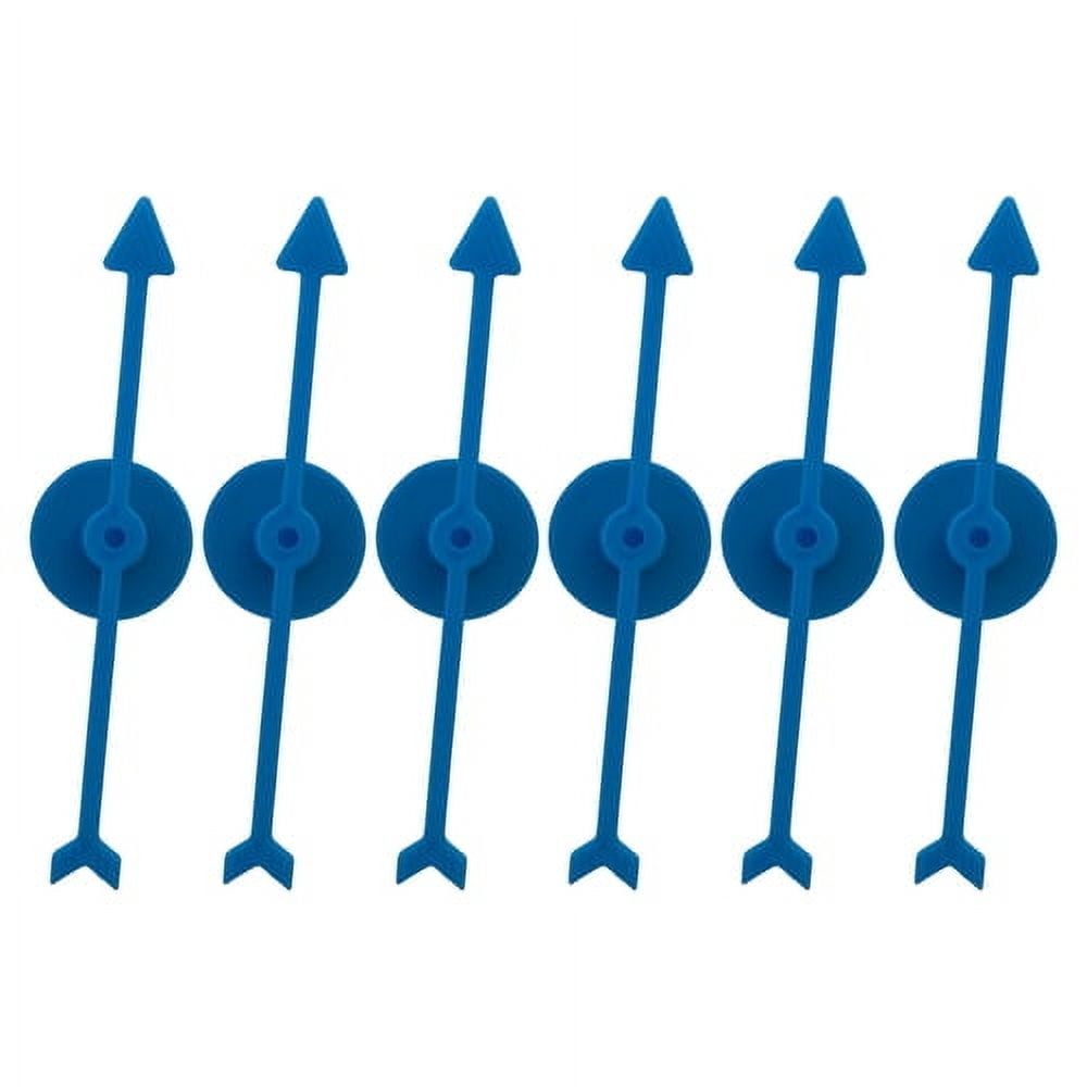 GZCW 6Pcs Large Arrow Spinner with Suction Cup Heavy Duty Plastic ...