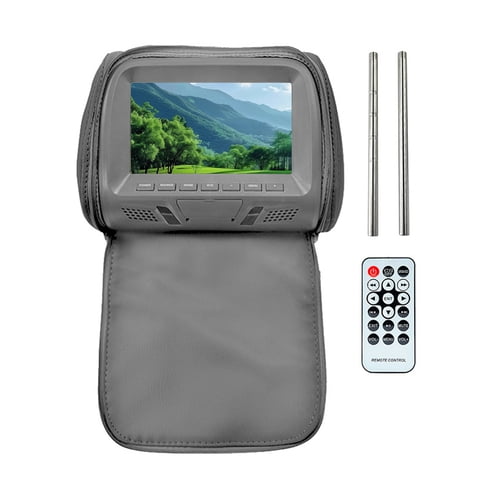 GZCW 7 Car Headrest DVD 2 Screens Remote Control Display MP5 Control 16 ...