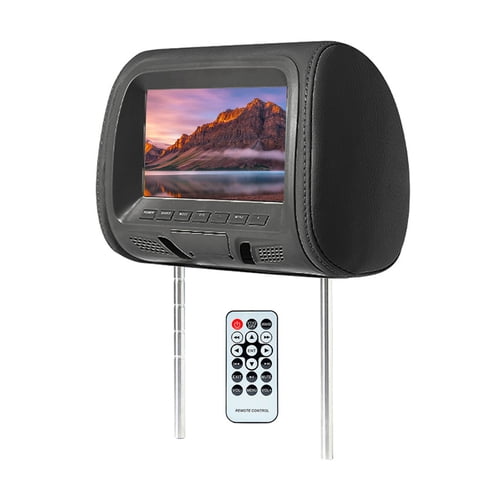 GZCW 7 Car Headrest DVD 2 Screens Remote Control Display MP5 Control 16 ...