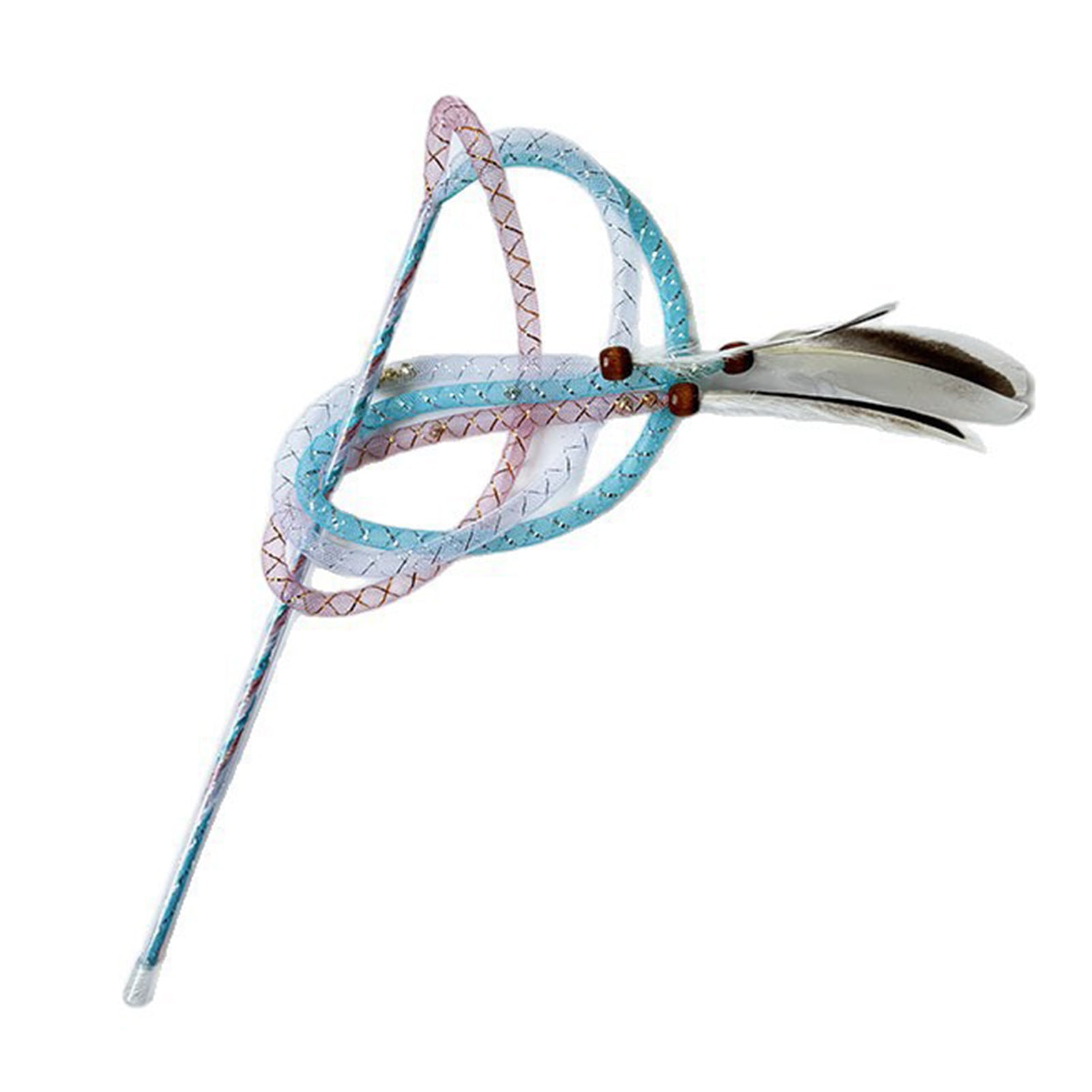 GZCW Cat Stick Suction Cup Cat Toy Feather Teasing Cat Stick Toy Pet ...
