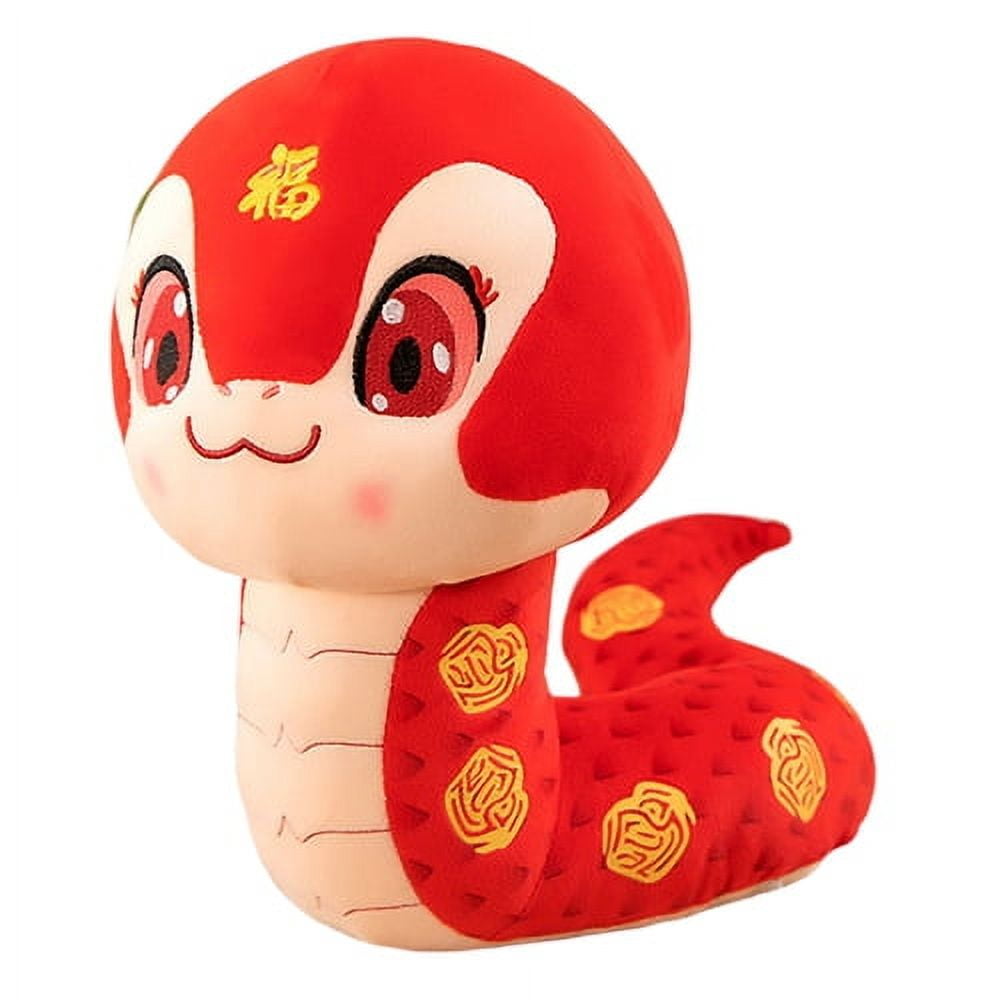 GZCW Chinese Style Snake Doll Plush Toy Soft Stuffed Animal for Kids ...