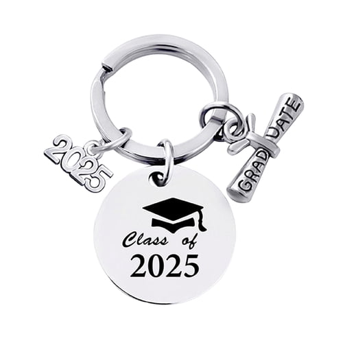 GZCW Class of 2025 Graduation Keychain Stainless Steel Engraved ...