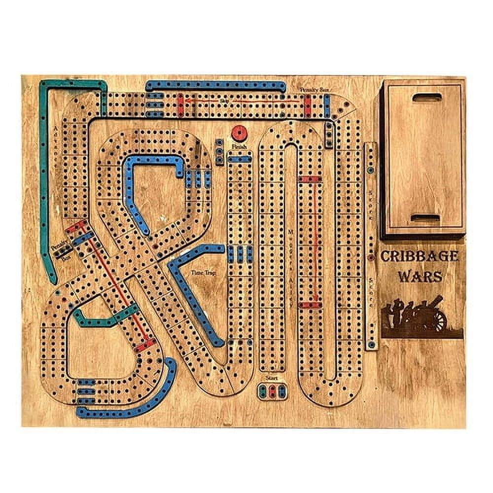 GZCW Cribbage Wars Board Game Kids Adults Family Party Multiplayer ...